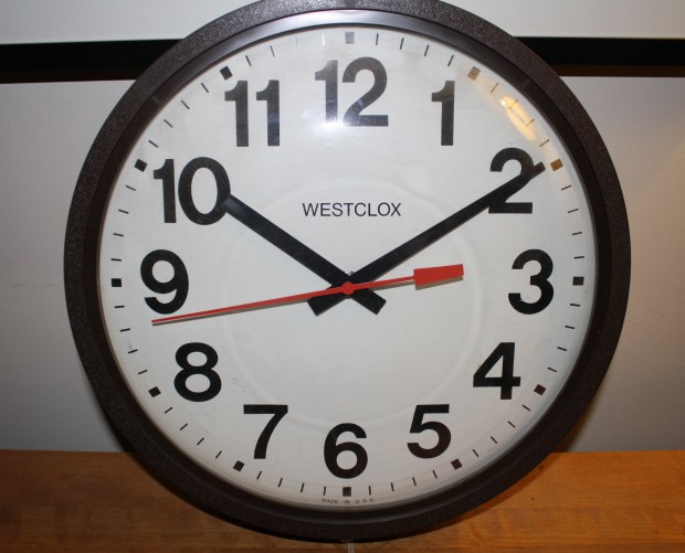 Vintage Industrial WESTCLOX Wall Clock | Picked Vintage