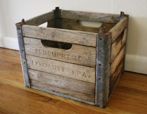 Antique Wood and Metal Crates | Picked Vintage