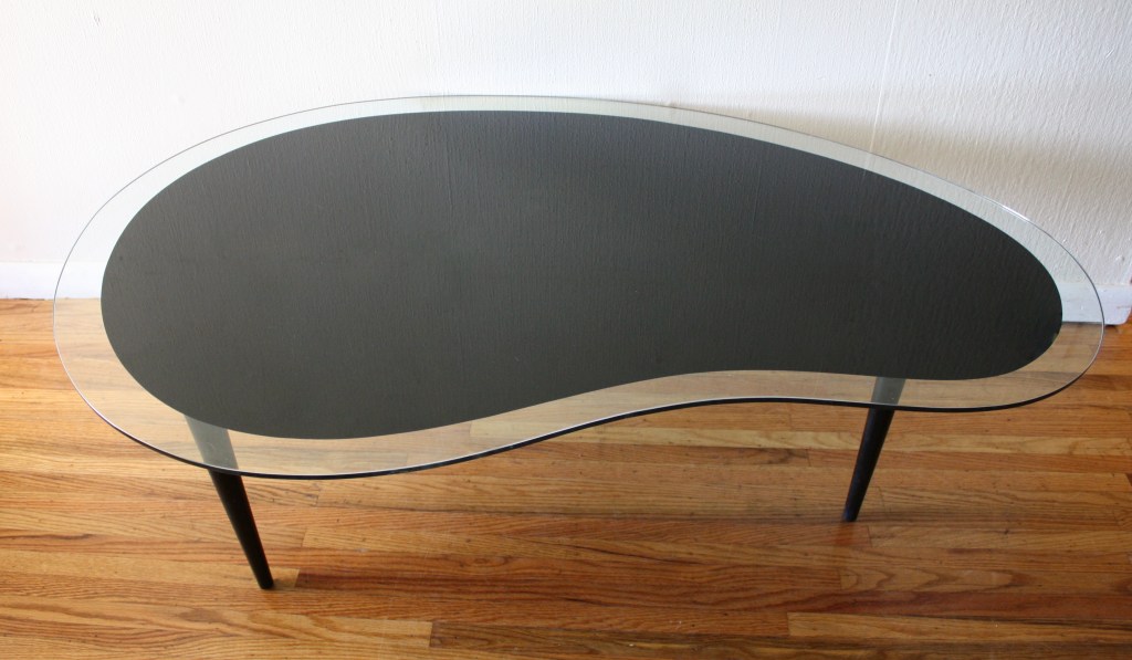 Mid Century Modern Kidney Coffee Table | Picked Vintage