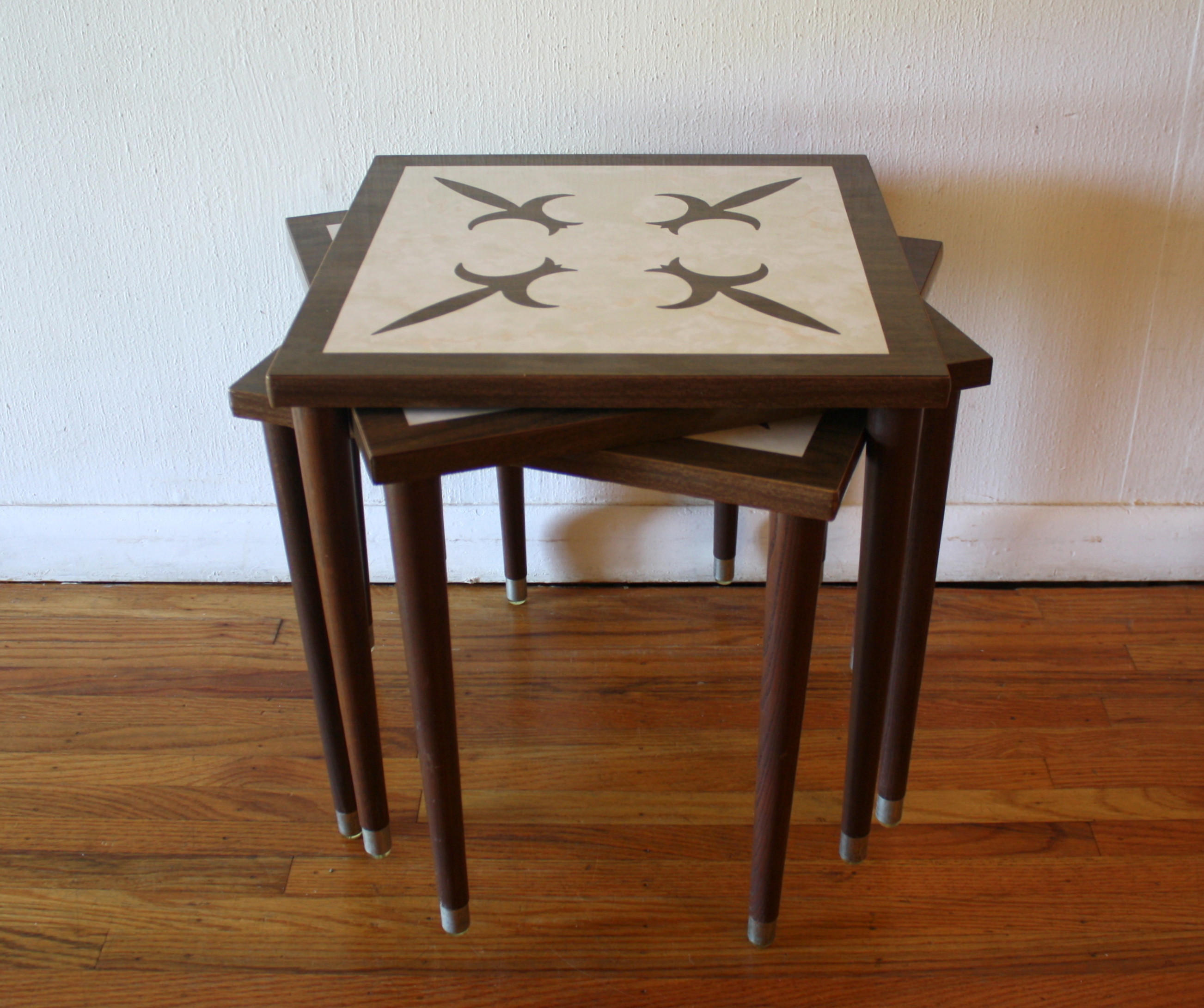 Mid Century Modern Nesting Tables | Picked Vintage