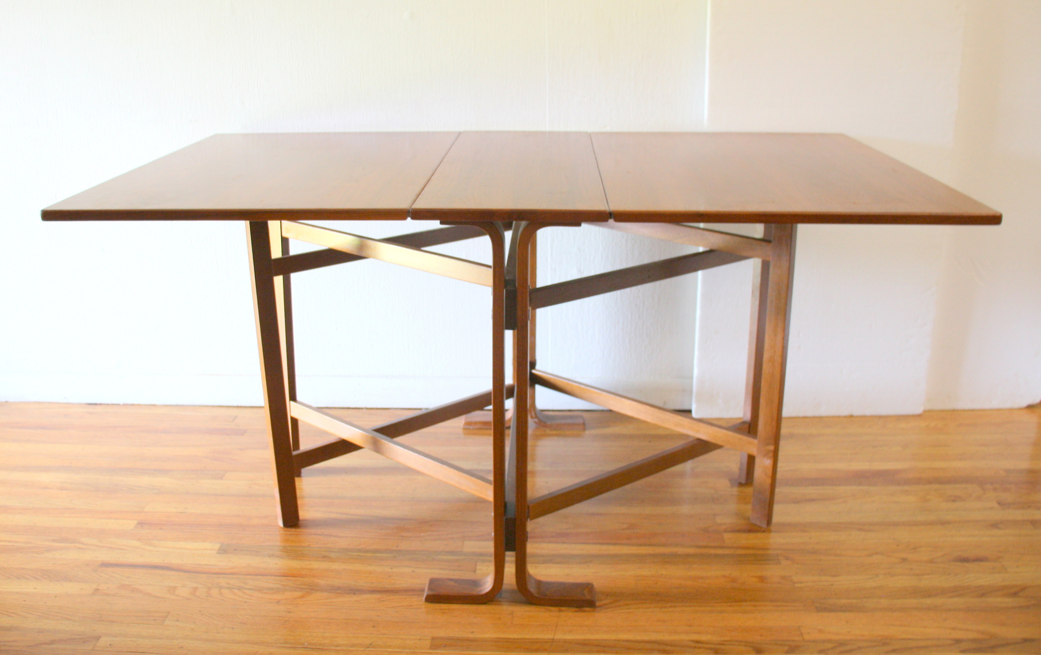 Mid Century Modern Norwegian Teak Gateleg Table | Picked Vintage