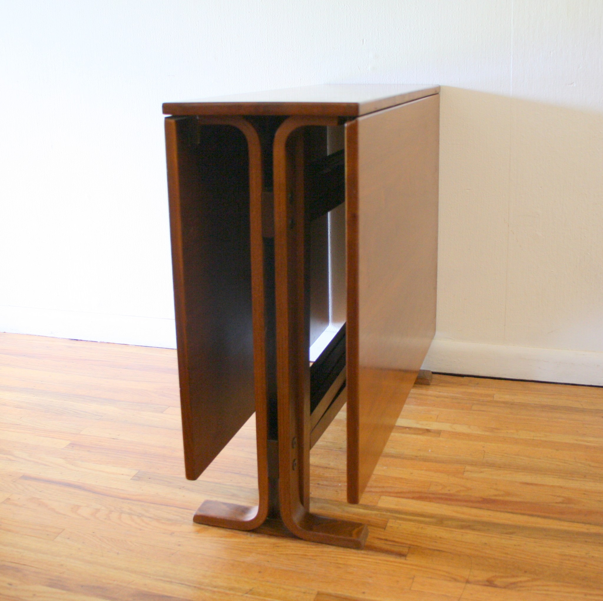 Mid Century Modern Norwegian Teak Gateleg Table | Picked Vintage