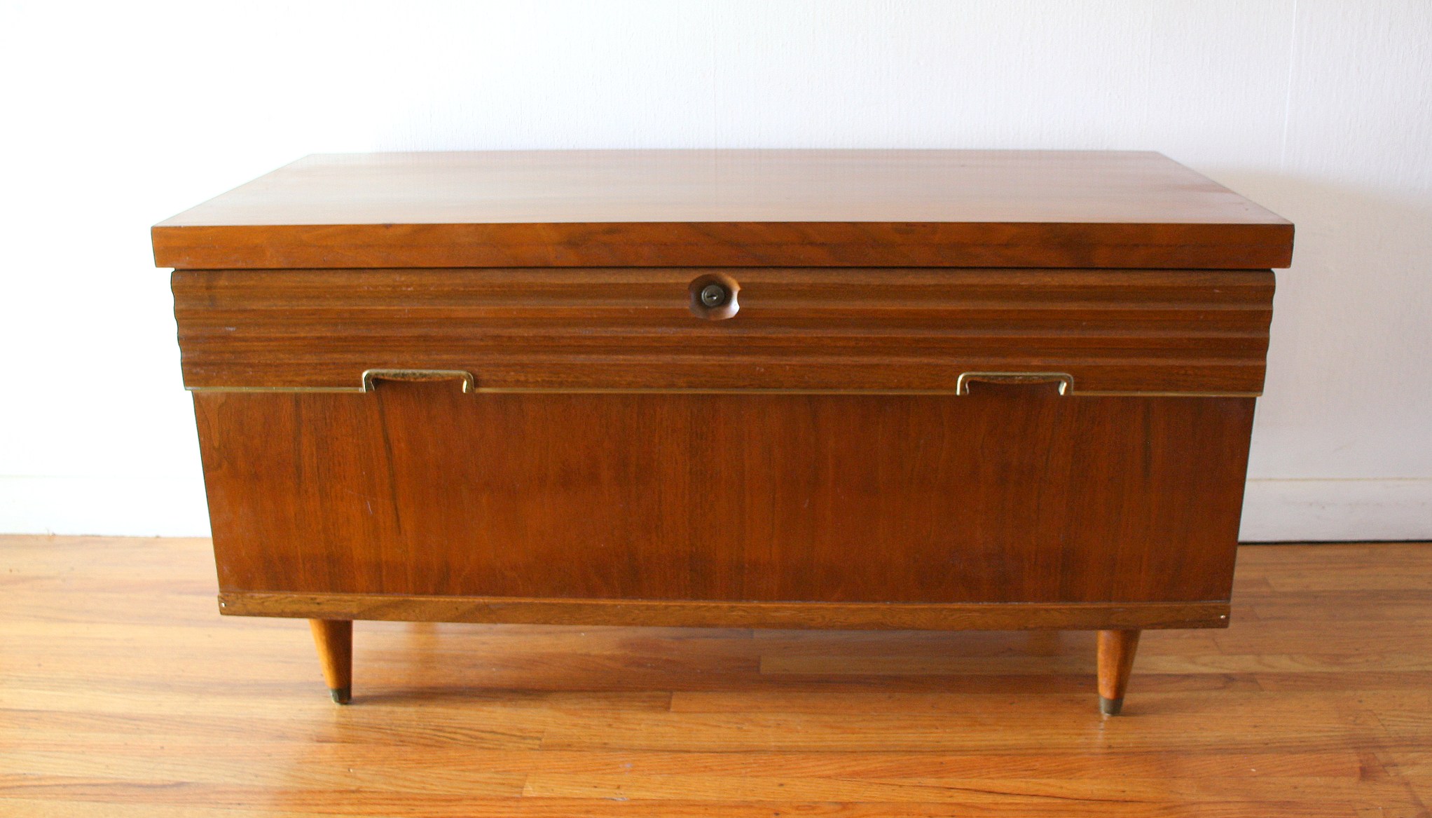 Mid Century Modern Cedar Chest Trunk by Harmony House | Picked Vintage