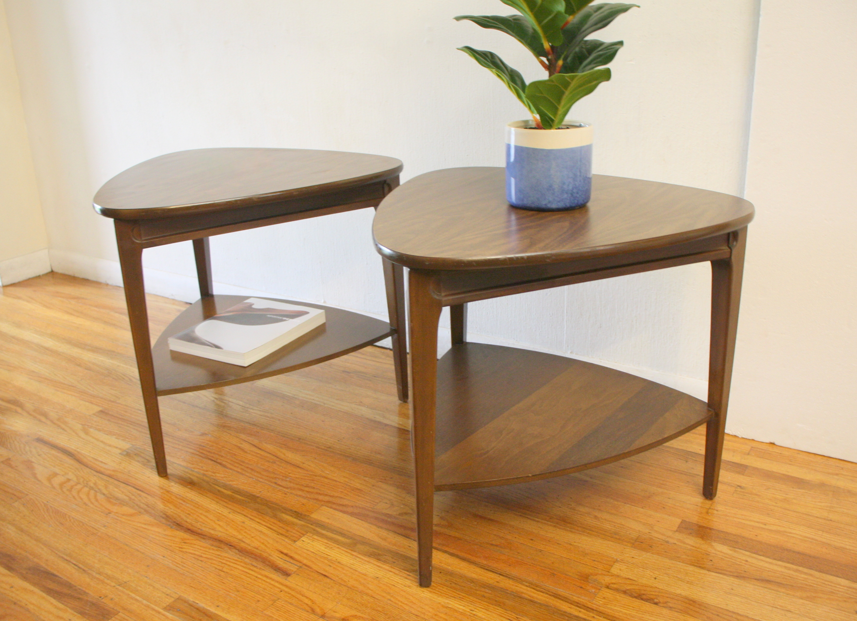 Mid Century Modern Guitar Pick Tables by Mersman | Picked Vintage